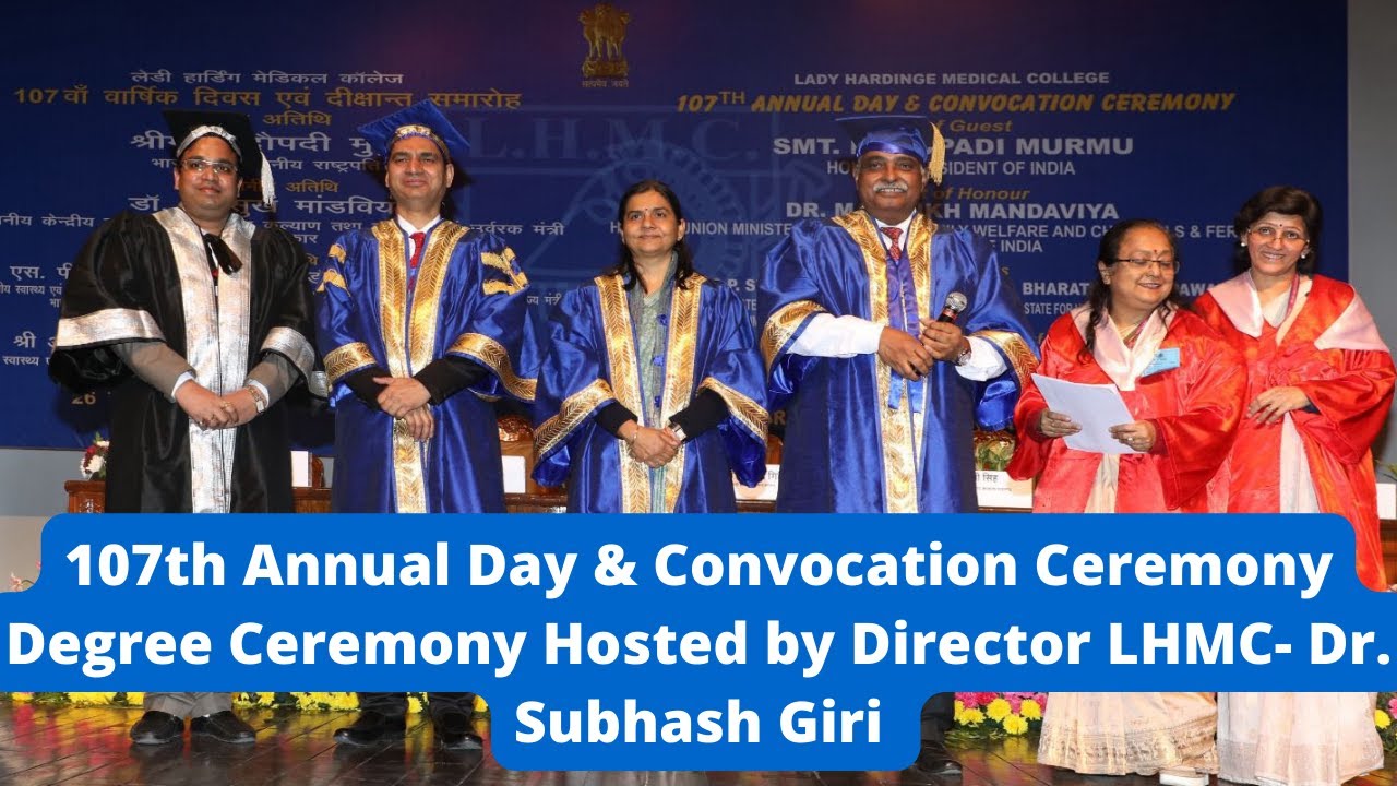 107th Annual Day & Convocation Ceremony Degree Ceremony Hosted by ...