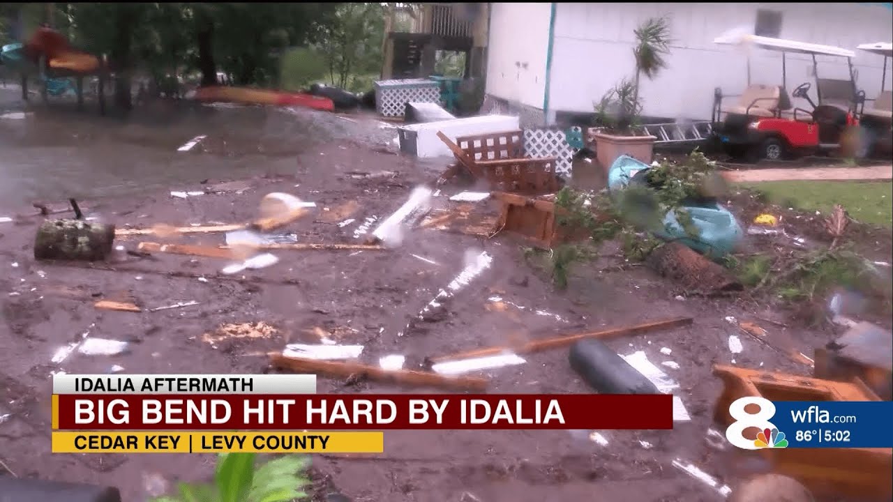 5pm Hurricane Idalia Aftermath - YouTube
