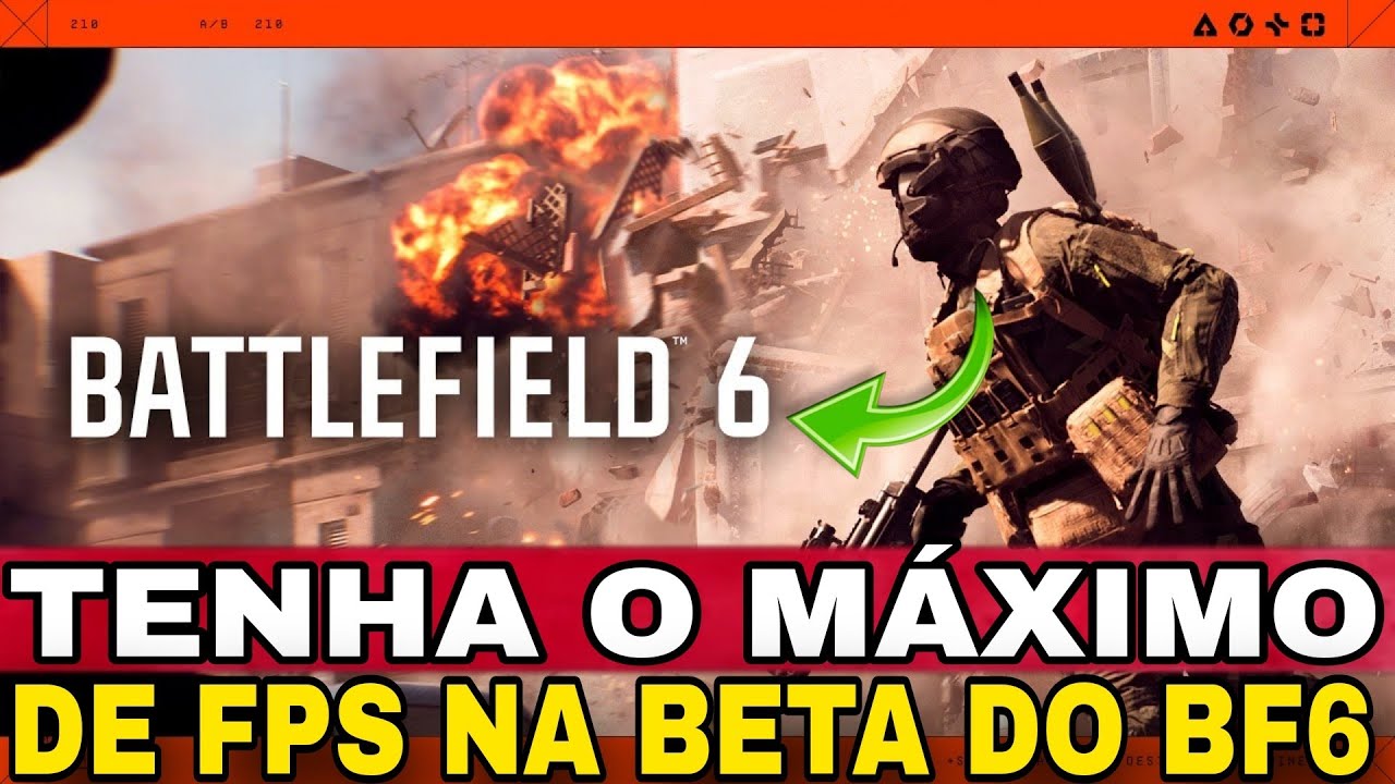 TENHA O MÁXIMO DE FPS E DESEMPENHO NA BETA DO BATTLEFIELD 6 COM AS ...