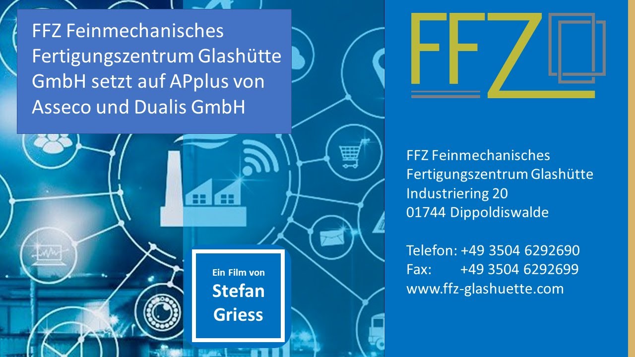 FFZ Glashütte GmbH setzt auf APplus von Asseco, integrierter Feinplanungslösung GANTTPLAN von ...