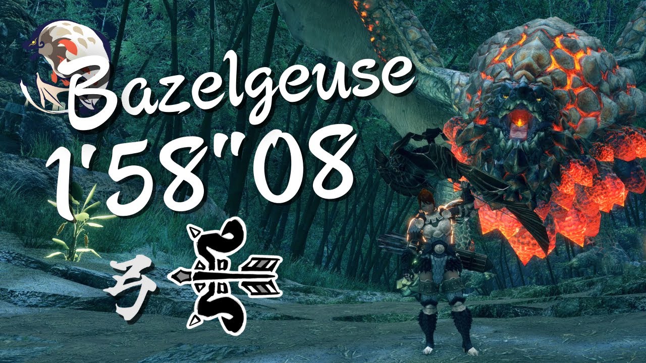 MH: Rise (PC) | Bazelgeuse | Bow Solo | 01'58''08 - YouTube