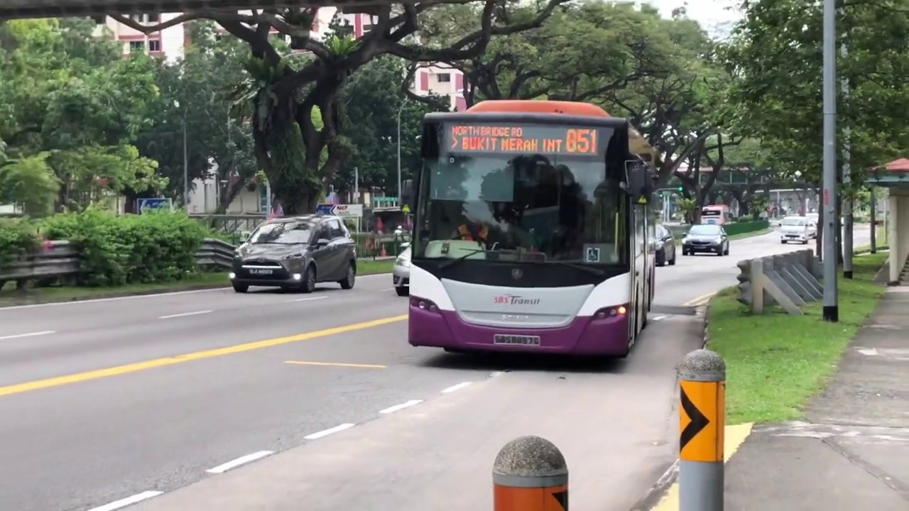 SBST Scania K230UB Euro 5 - SBS8887G on Route/Service 851 - YouTube