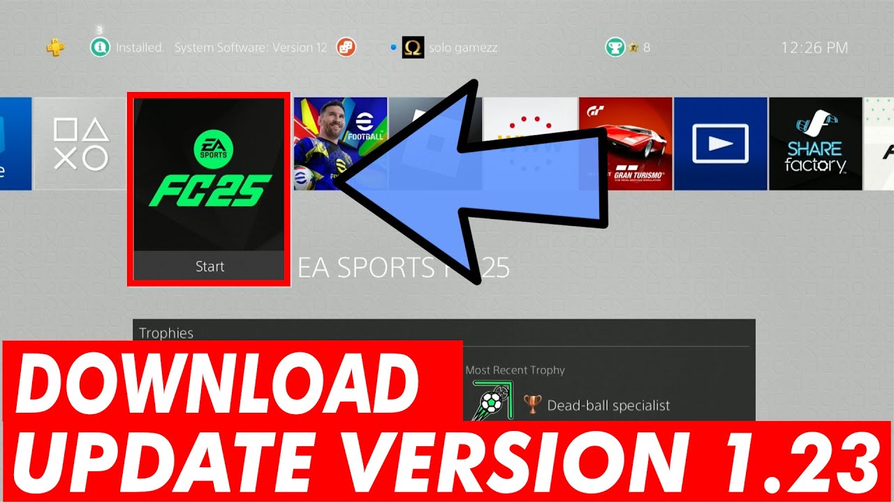 EA Sports FC 25 Download Update Version 1.23 - YouTube