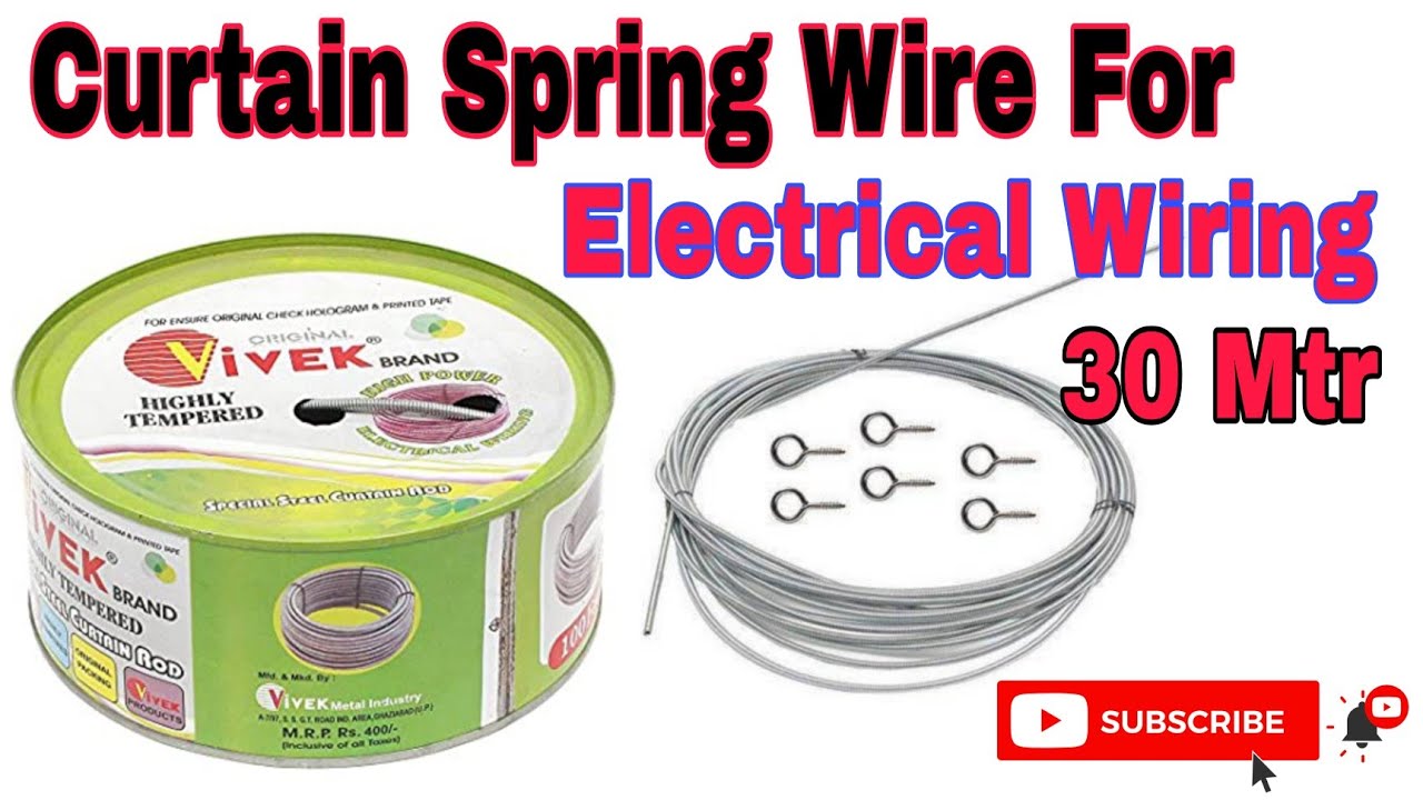 Spring Wire ka unboxing ! best spring wire for house wiring... - YouTube