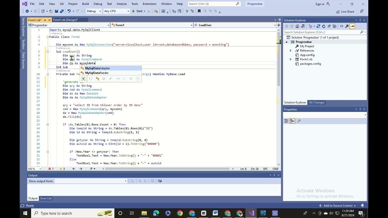 display data from database to Datagridview - YouTube