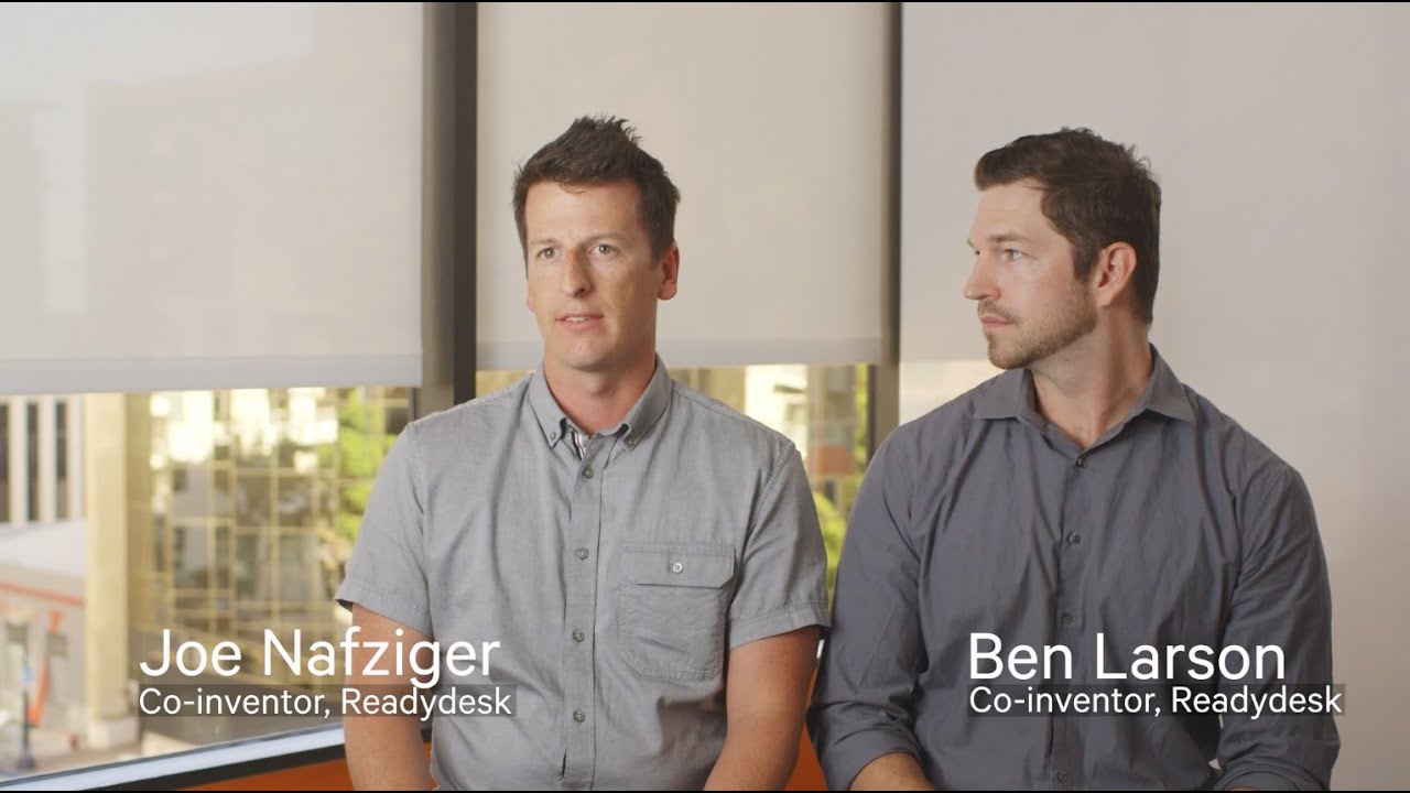 Joe Nafziger & Ben Larson - Inventors, Readydesk - YouTube