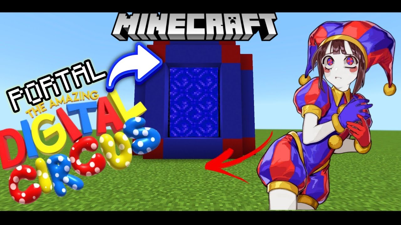 HOW TO MAKE A Portal To Pomni in Minecraft - YouTube