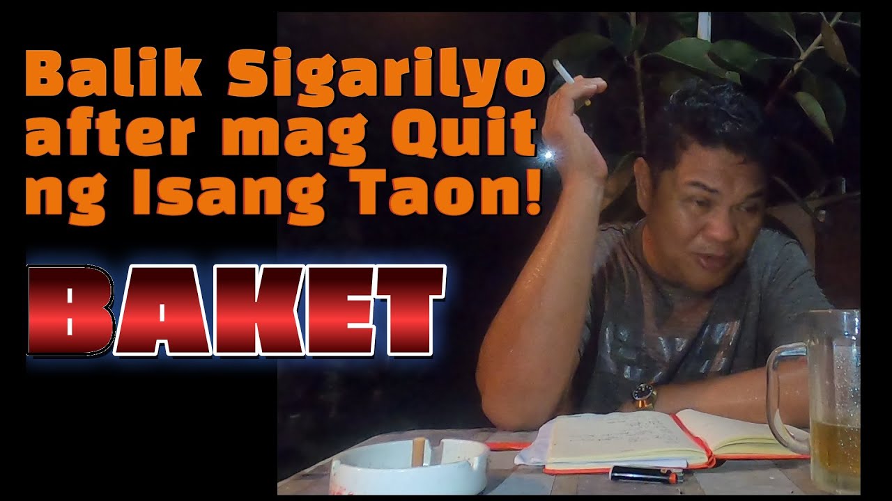 balik sigarilyo after mag quit ng isang taon, nasirang pangako smoking ...