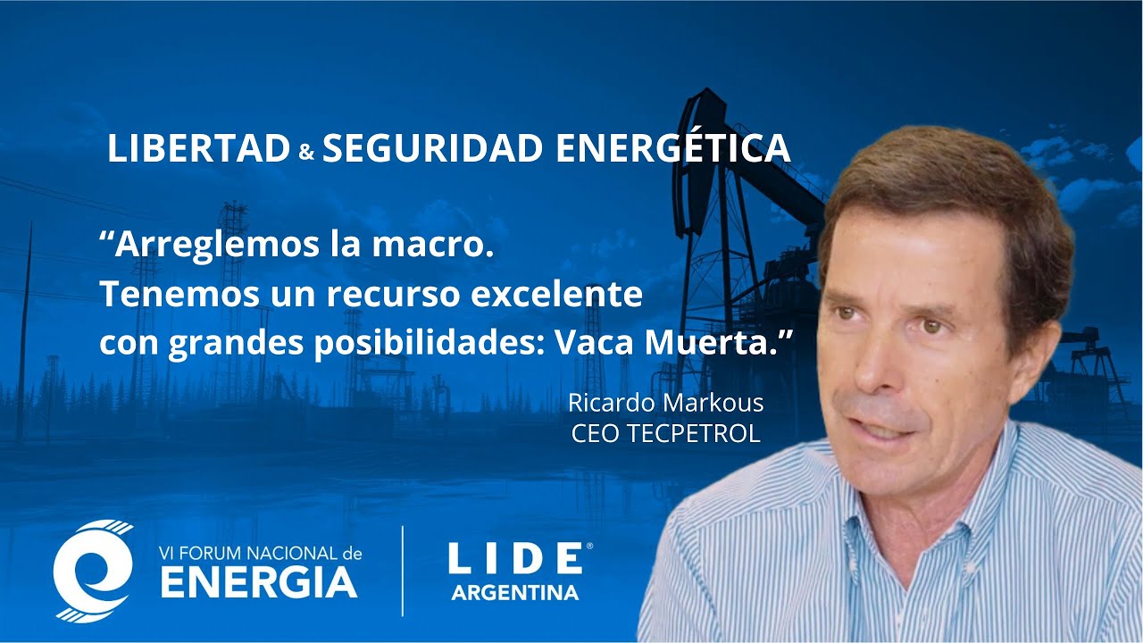 Ricardo Markous, CEO de Tecpetrol, la Agenda del Sector Energético Hoy ...