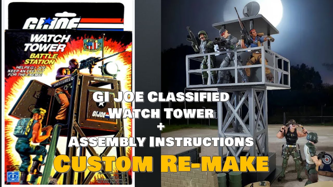 Custom Remake of the GI JOE Watch Tower for the 6 inch Classified ...