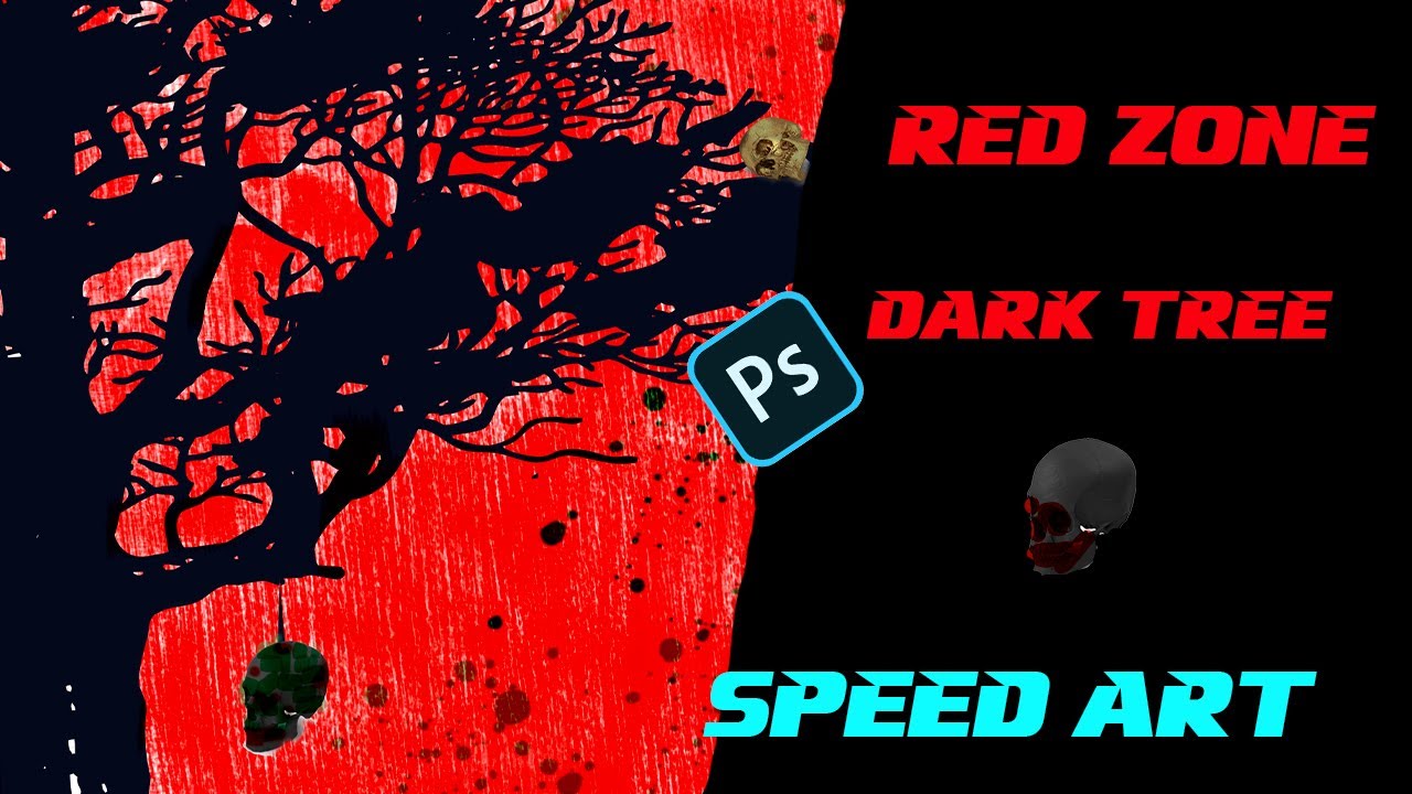 Red Zone -SPEED ART | #Photoshop #Rapid_Tutorial #Speed_Art - YouTube