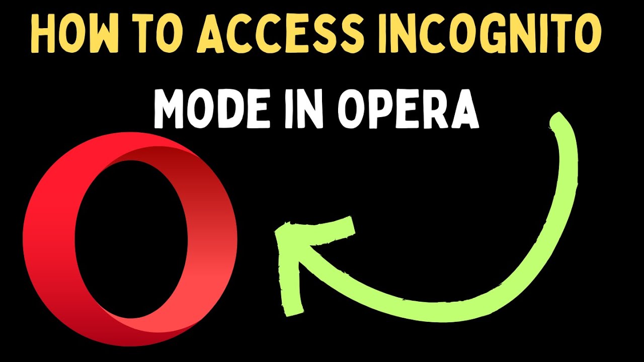 How to Access Incognito Mode in Opera Browser on Windows 11 - YouTube