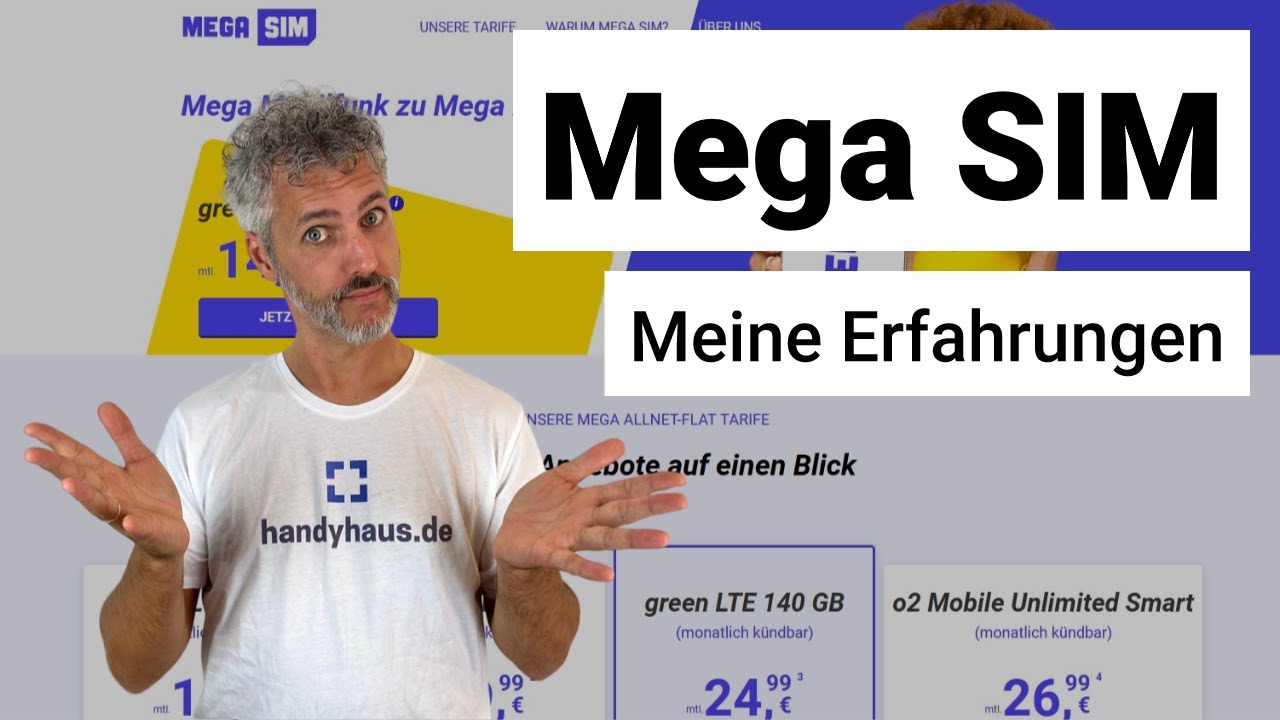 Mega SIM » Tarife, Erfahrungen & mein Fazit - YouTube