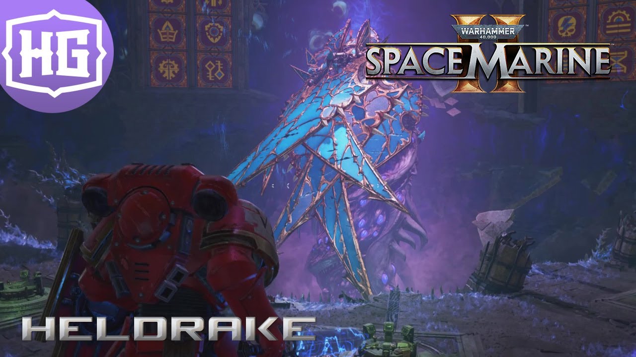 Warhammer 40,000: Space Marine 2 - Heldrake Boss - YouTube