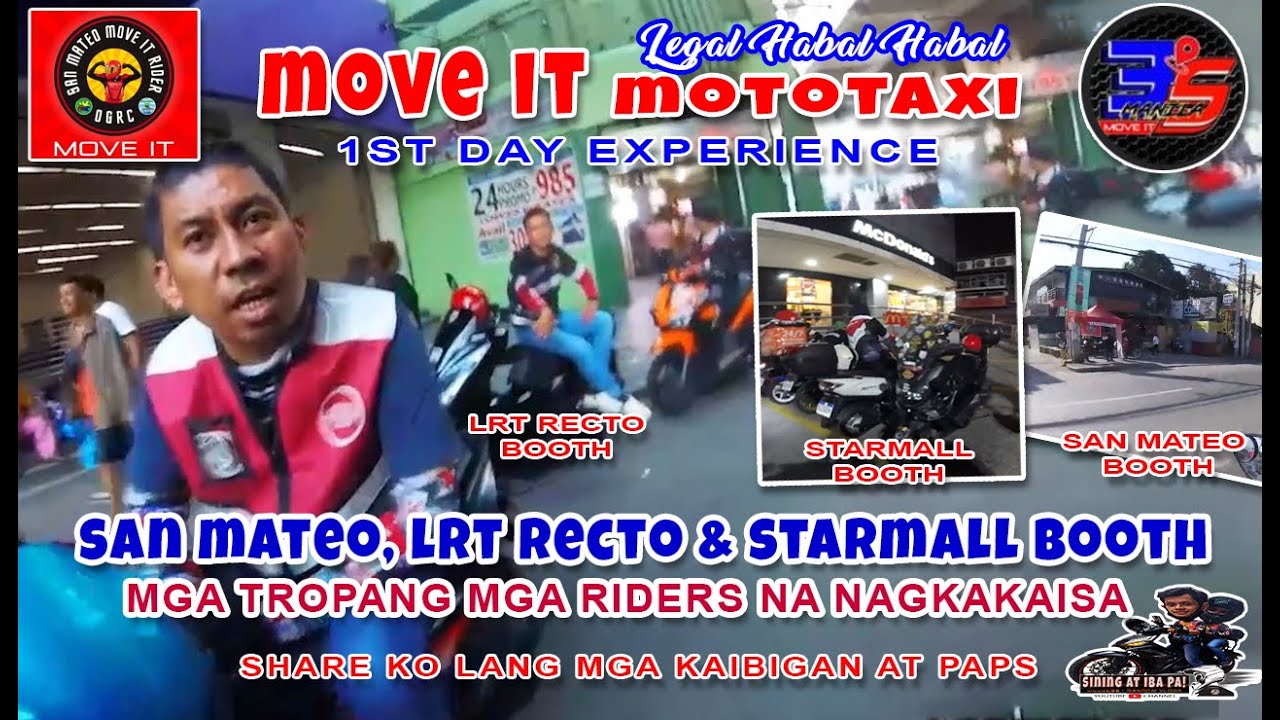 MOVE IT MOTOTAXI | LEGAL HABAL HABAL | 1ST DAY RIDING EXPERIENCE - YouTube