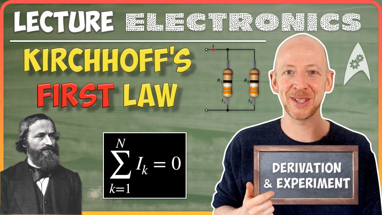 Kirchhoff's 1st Law : Node Rule, Parallel Resistors | Online Lecture ...