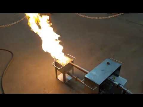 Sand Box Burner - Standard Ignition Source to ISO 9705 - YouTube