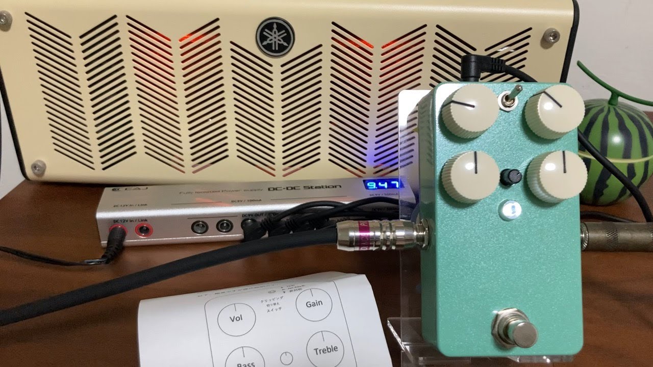 【My New Pedal】Tommy Effects TSV808clone × YAMAHA THR10で音出しチェック Guitar ...