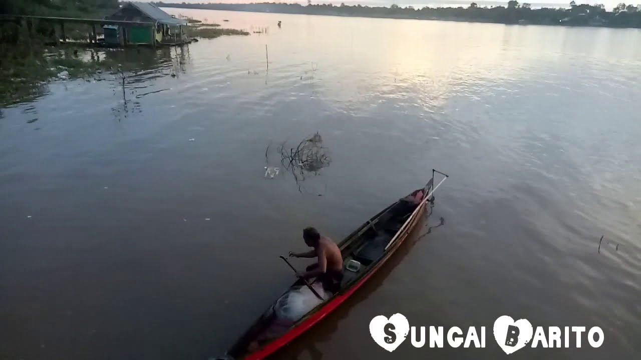 Pesona Keindahan Sungai Barito || Buntok || Barito Selatan ...