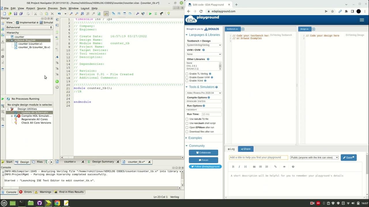 VLSI VERILOG 001 UP DOWN COUNTER - YouTube