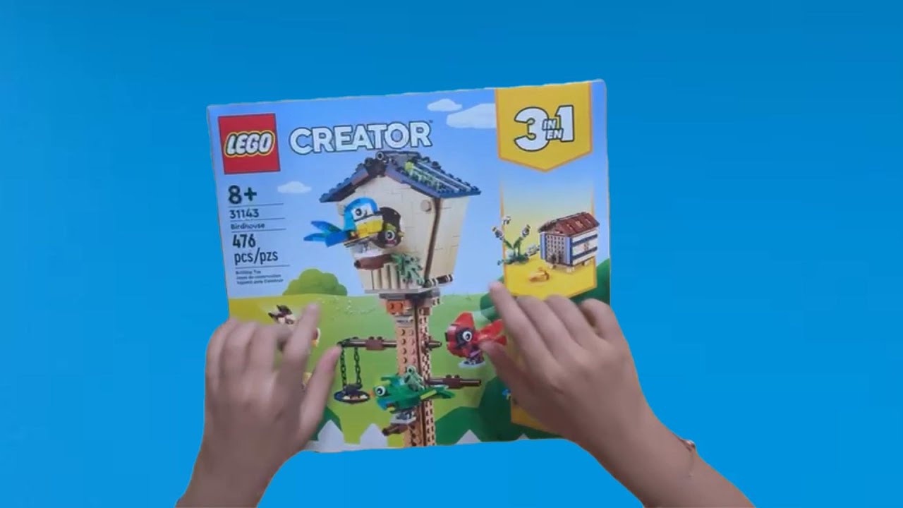 Lego Creator 3in1 - 31143 - Birdhouse - Bird 01 - YouTube