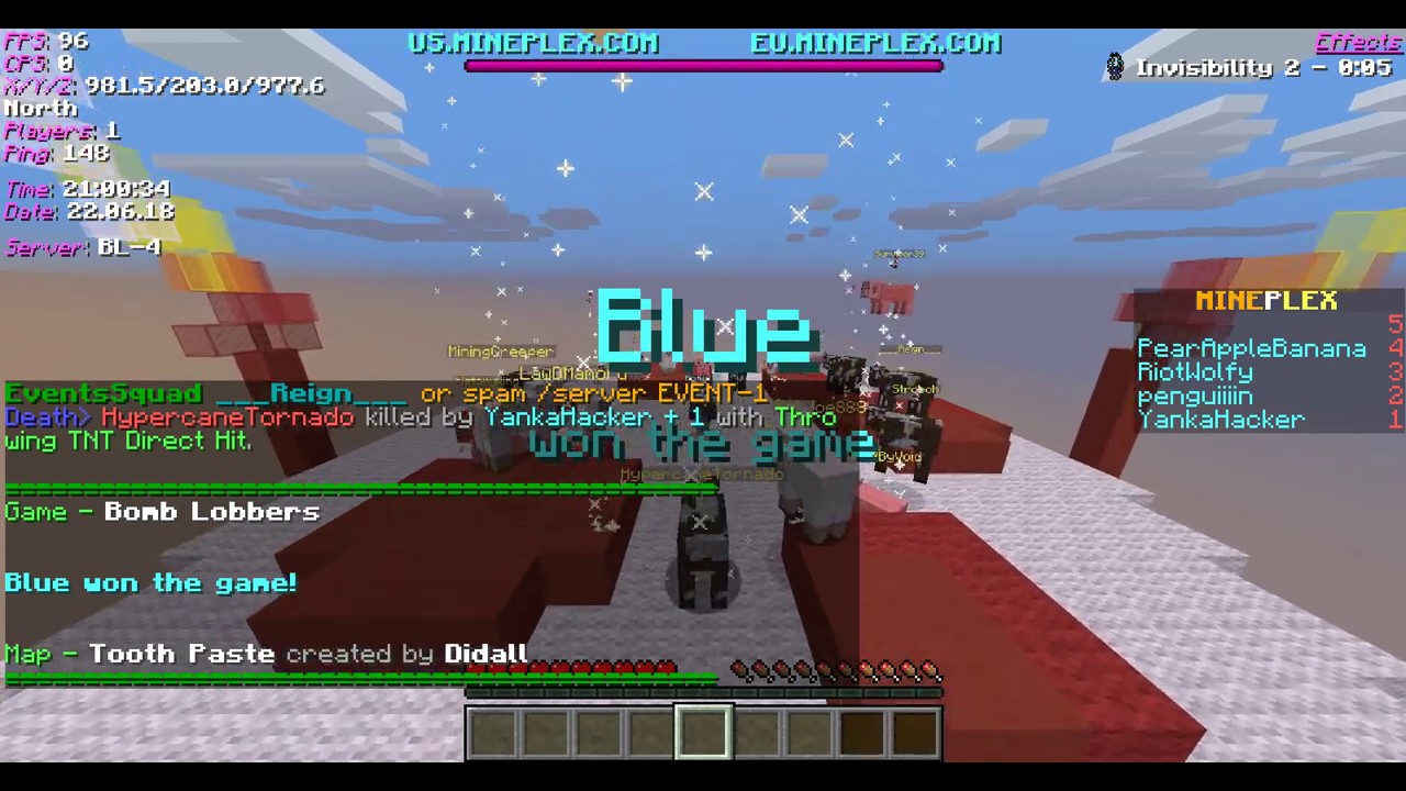 Getting Mineplex Level 100 on Java (22.06.2018) - YouTube