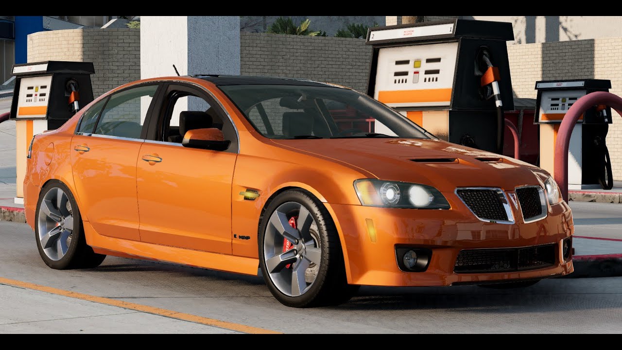 BeamNG - Cammed Pontiac G8 Cruise and Pulls - YouTube