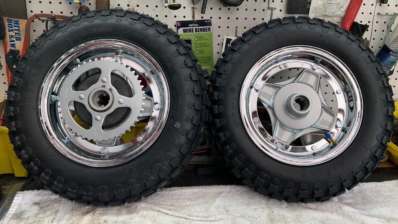 Honda CT70 Breaking Down Wheels - YouTube