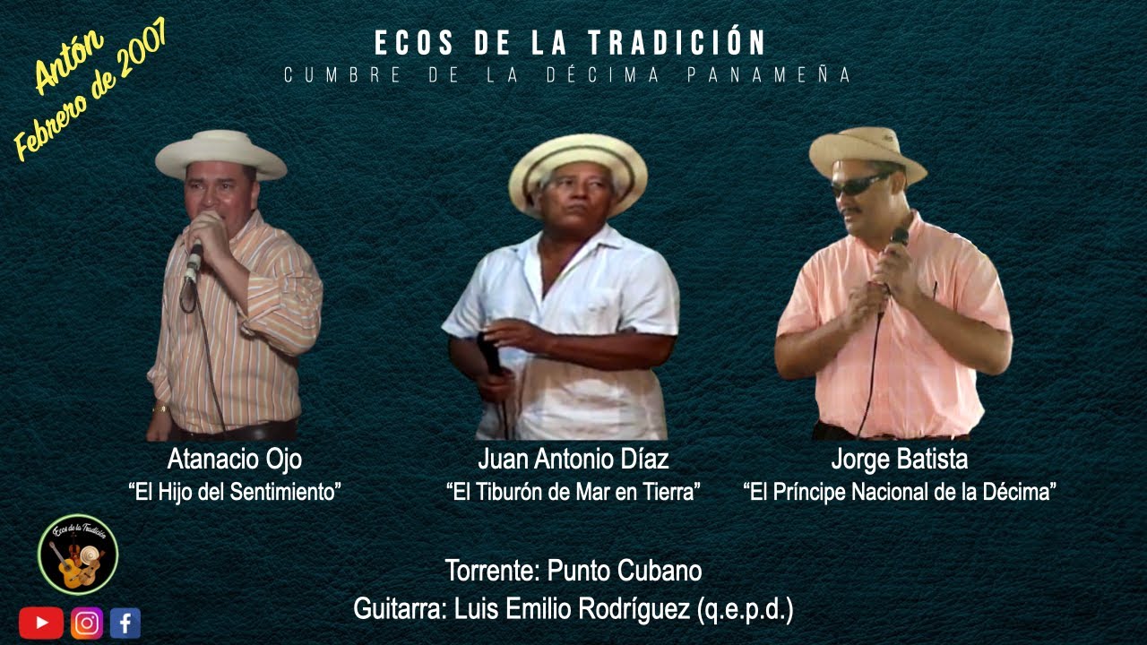 Atanacio Ojo, Juan Díaz y Jorge Batista - Punto Cubano - No. 312 - YouTube