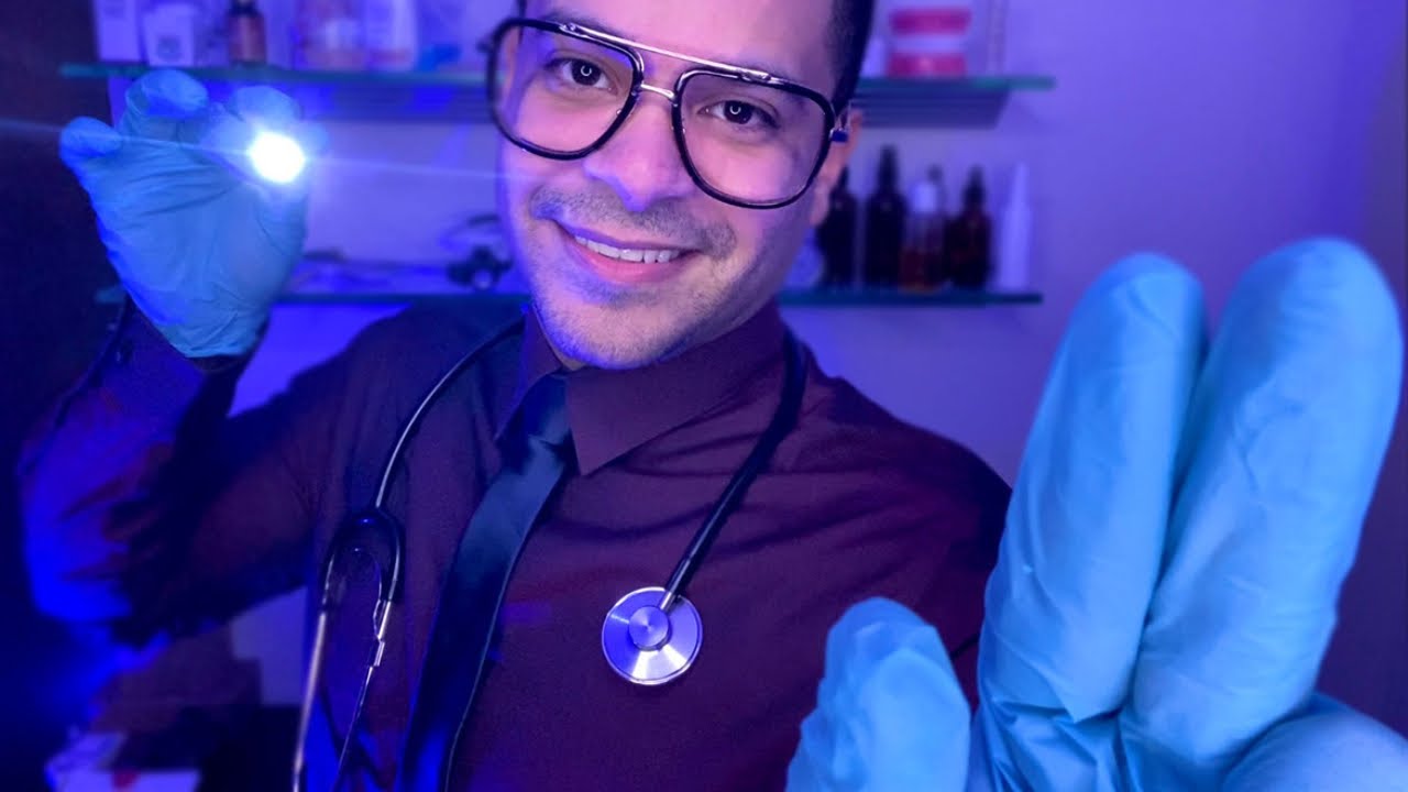 ASMR Doctor Orbital Eye Exam Roleplay For Blurred Vision Medical Exam ...