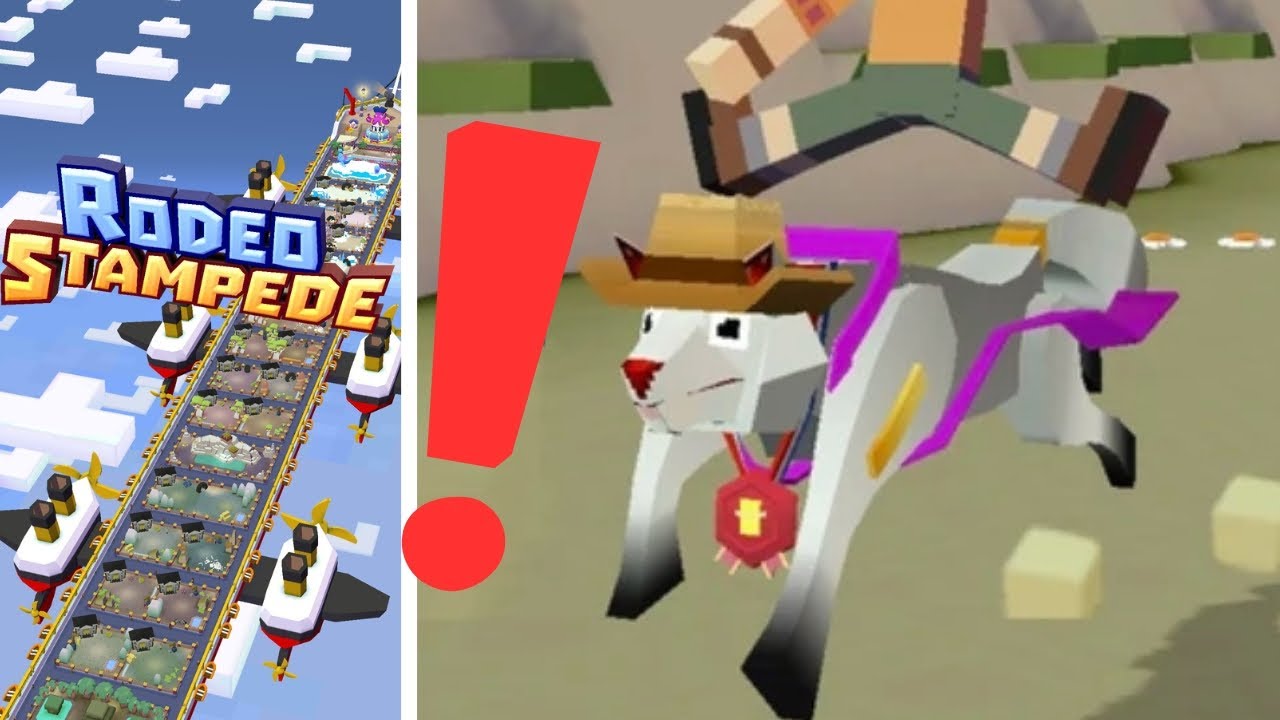 CHAMPION WOLF in RODEO STAMPEDE - YouTube