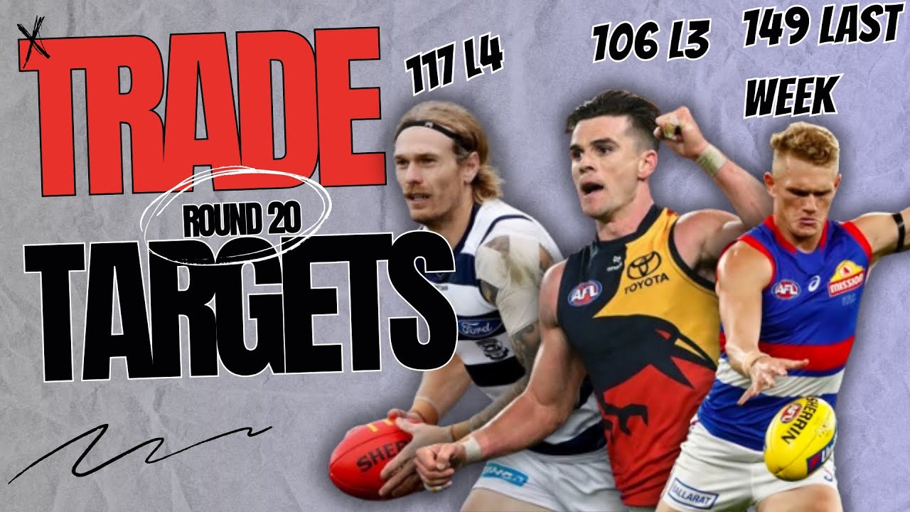 Top AFL Fantasy Trade Targets Round 20 - YouTube