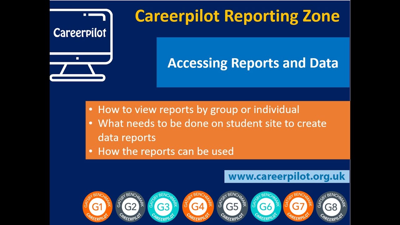Reporting Zone - how to access reports and use Careerpilot data - YouTube