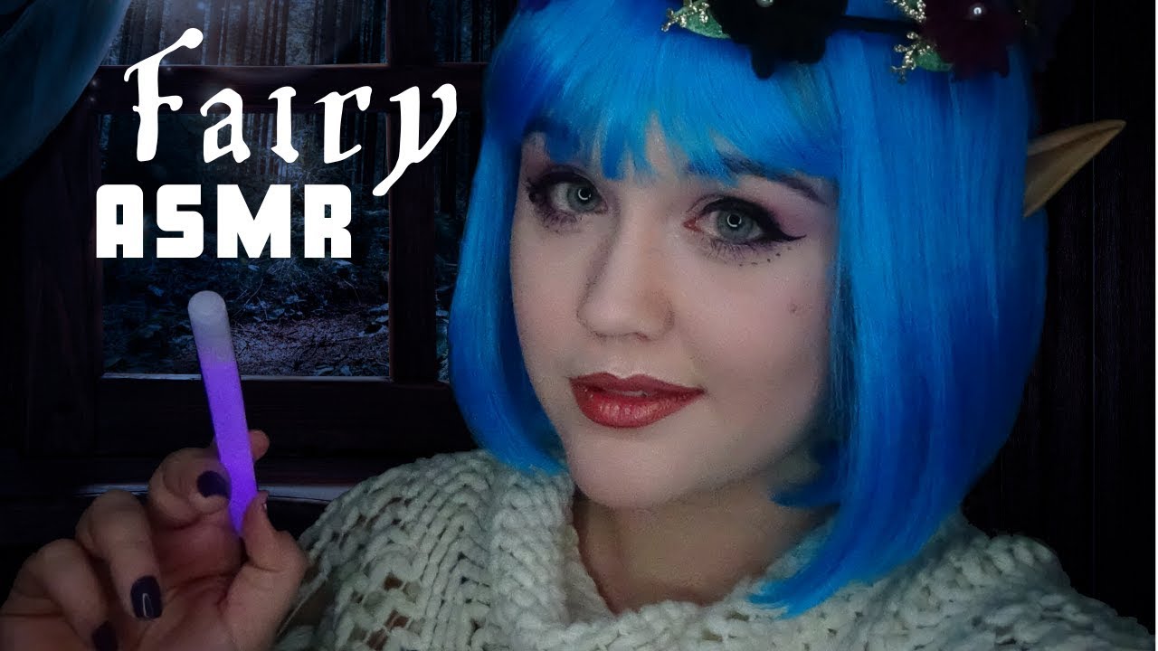 ASMR Fantasy Roleplay | Moonflower Fairy Helps You Sleep | Light ...