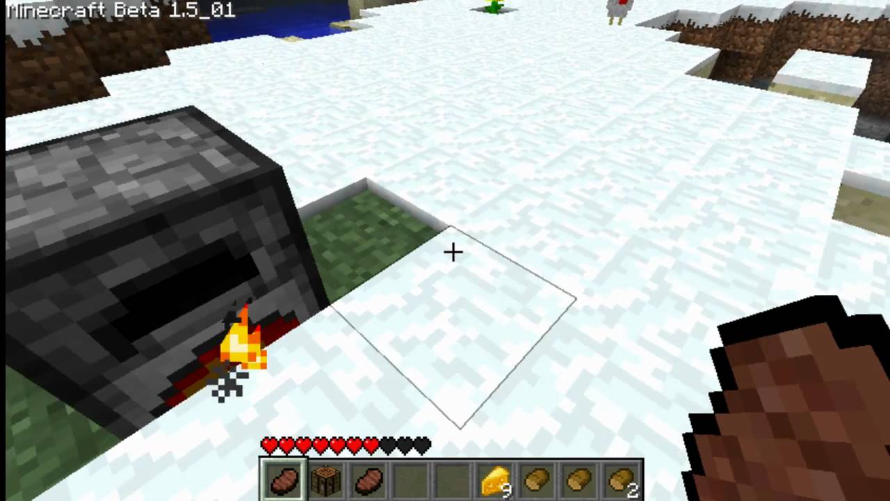 Minecraft - Episode 5 - Cheeseburgers/Hamburgers Mod - YouTube