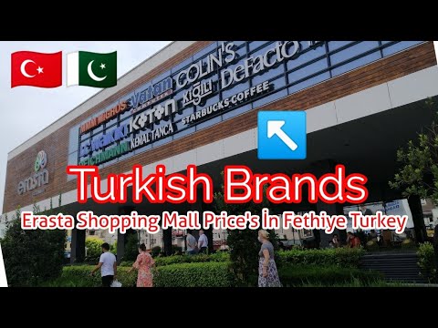 Erasta Shopping Center In Fethiye Turkey - YouTube