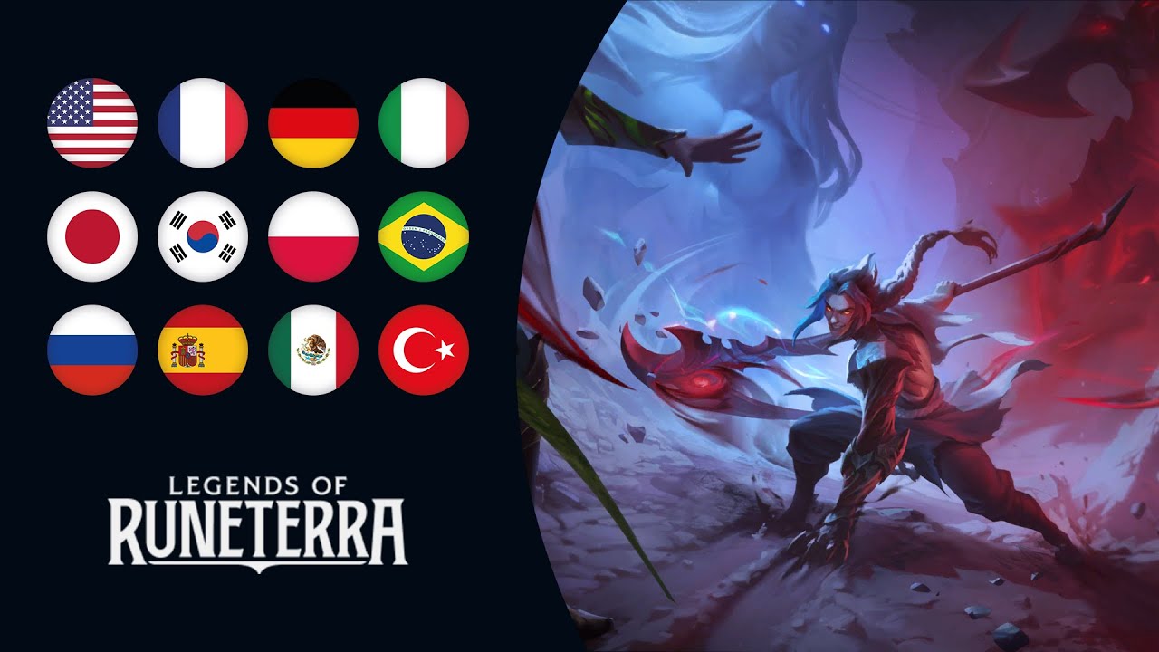 Kayn - All Voice Lines - All Languages | Legends of Runeterra - YouTube