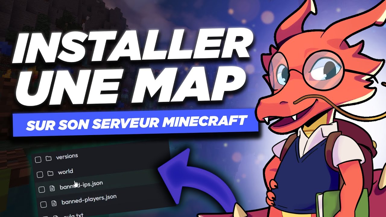 Comment mettre une map sur son serveur Minecraft - YouTube