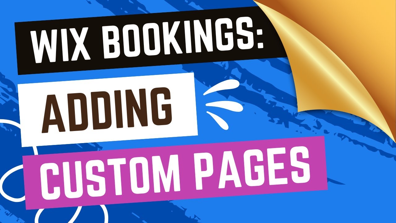 Wix Bookings: Adding & Designing Webpages (Adding Custom Pages) - YouTube