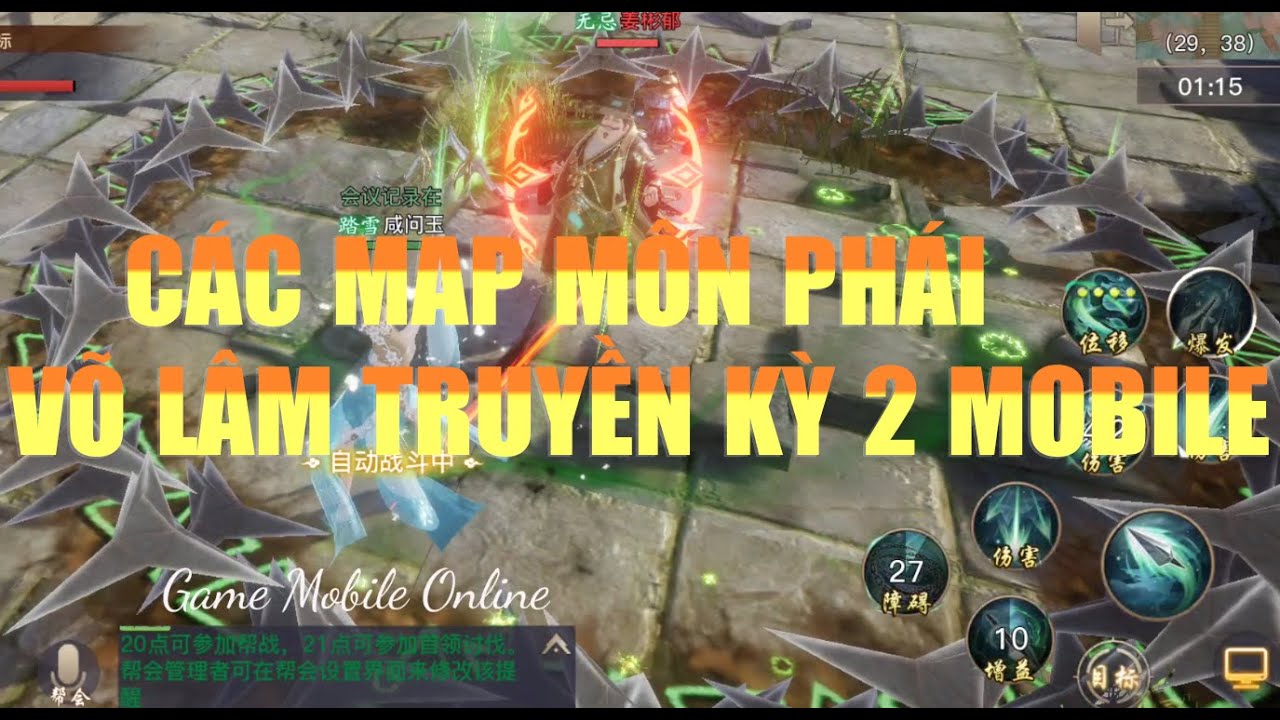 VÕ LÂM TRUYỀN KỲ 2 MOBILE 2020: CHẠY CÁC MAP PHÁI VÕ ĐANG - THIẾU LÂM ...