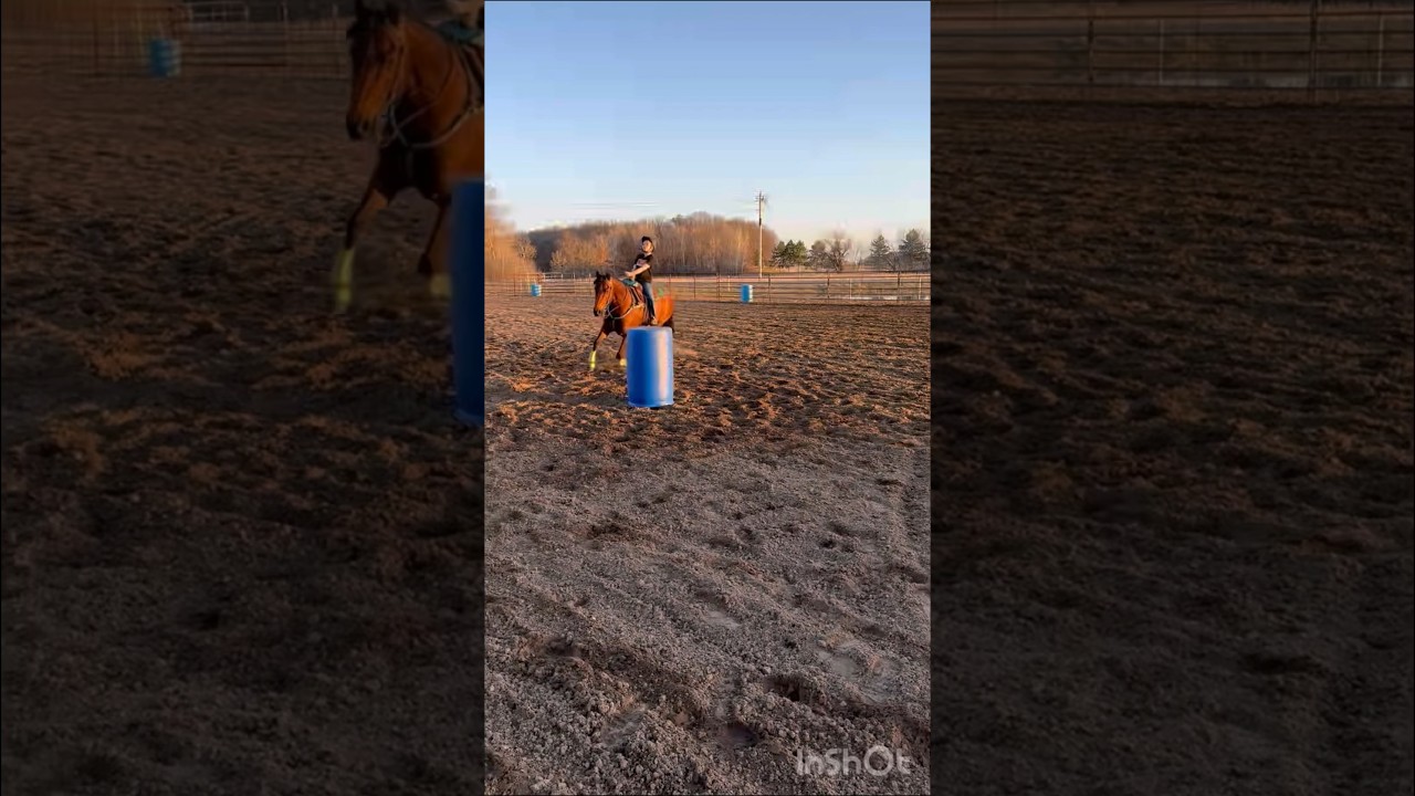 My practice run!#barrel run# - YouTube