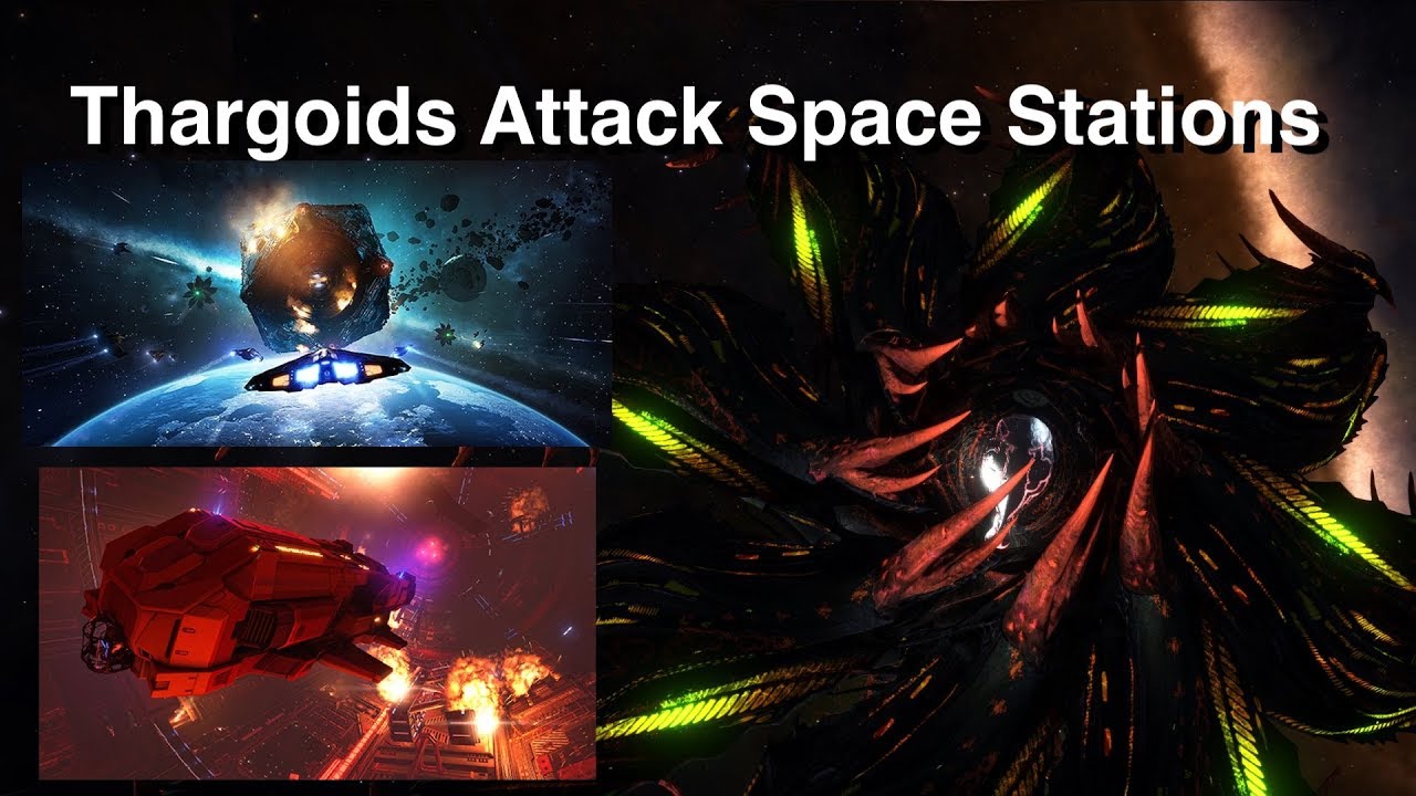 Elite: Dangerous - Aftermath of Alien Attack on Human Space Stations ...