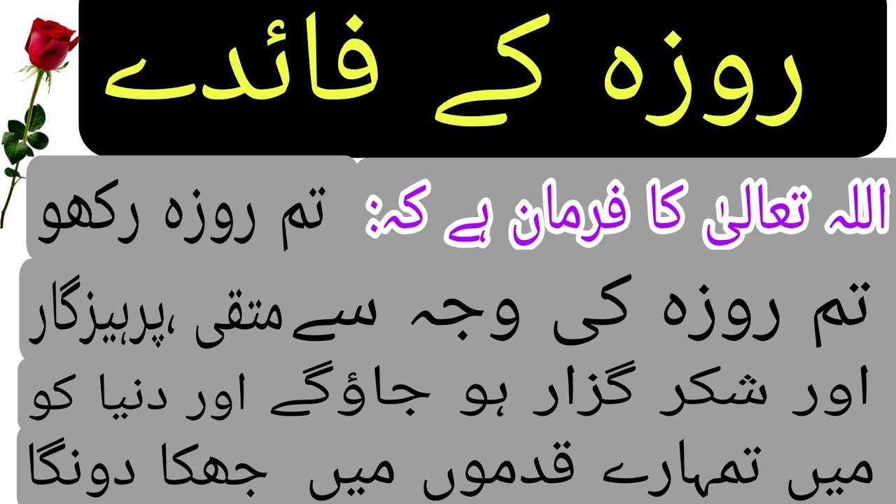 روزہ رکھنے-کے-فائدے ،روزہ-کی-اہمیت rozah-ke -rozah-rakhne ki-ahmiyat ...