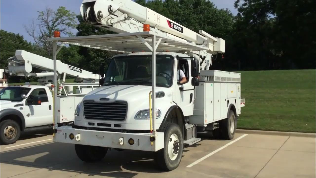 GovDeals: Terex Hi Ranger TCX-55 55 Ft on 2016 Freightliner M2 106 4x4 Bucket Truck - YouTube