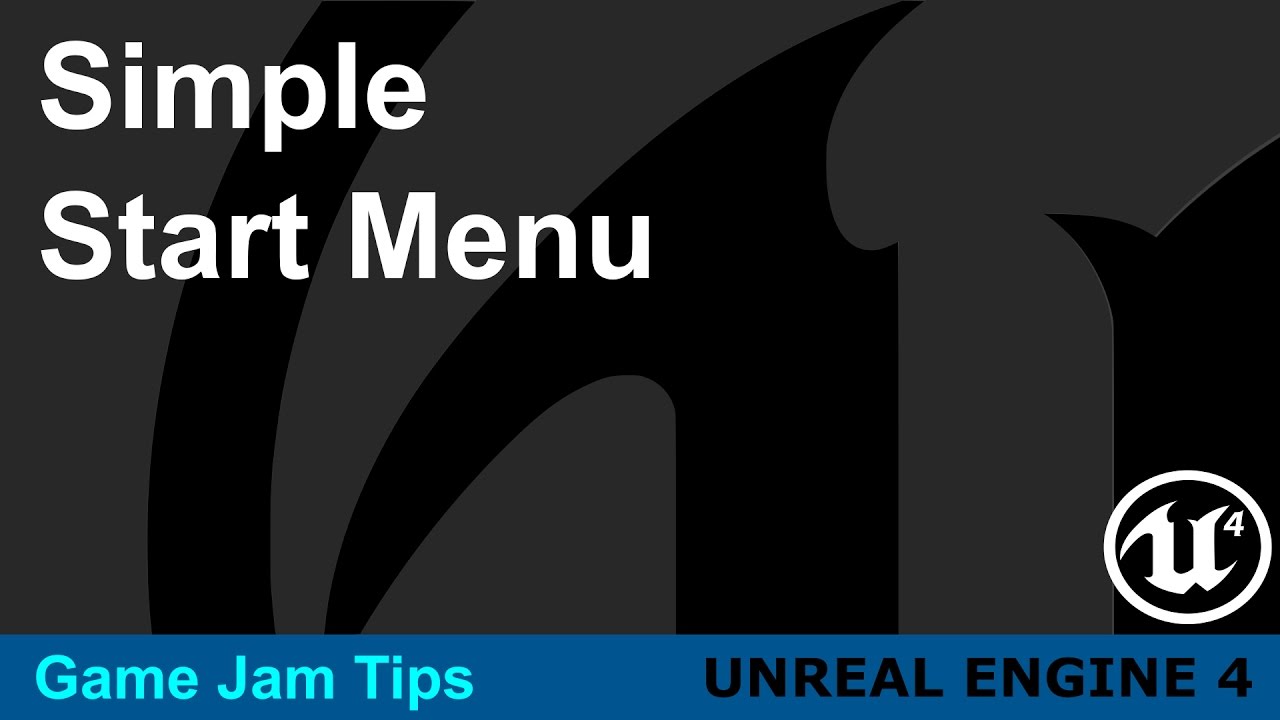 Game Jam Tips And Tricks Simple Start Menu YouTube game-jam-tips-and-tricks-simple-start-menu-youtube