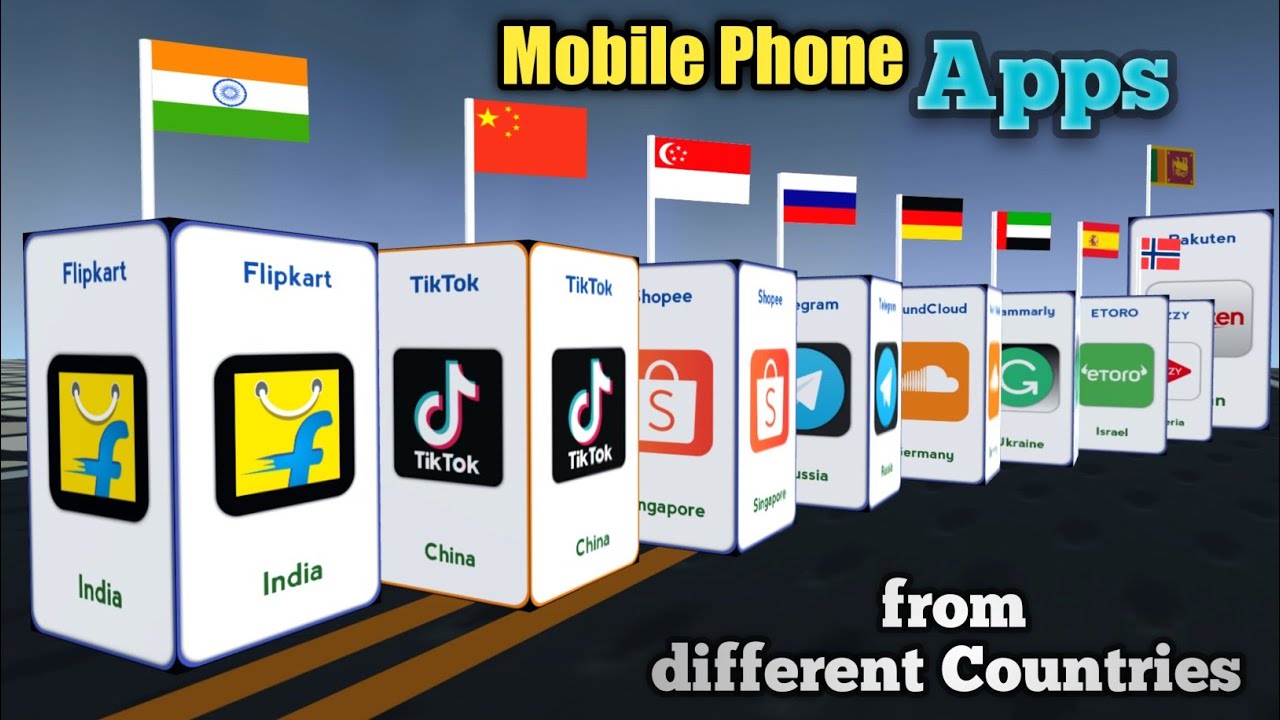 Mobile Apps from different Countries | World Data Info - YouTube