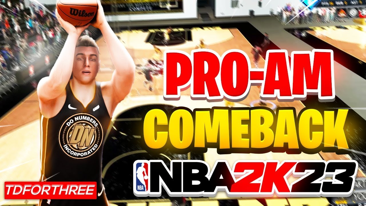THIS COMPETITIVE PRO-AM GAME WAS INSANE! NBA 2K23 GAMEPLAY - YouTube