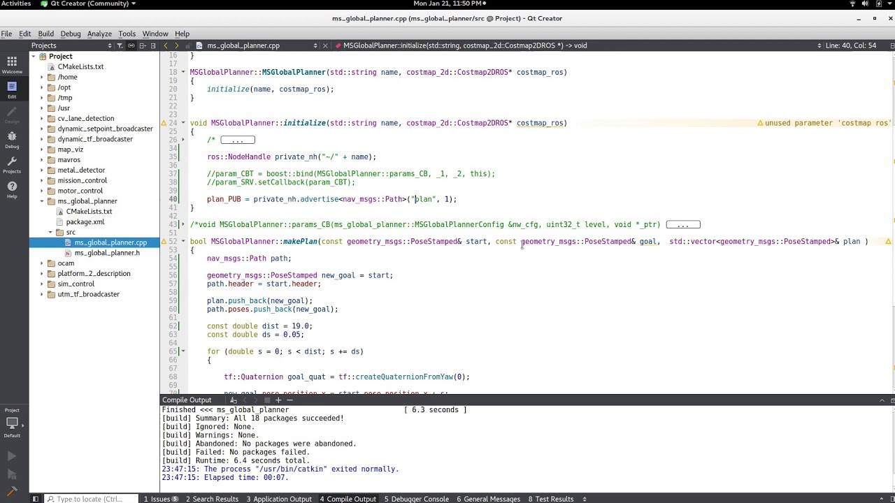 Global Path Planner move base plugin - YouTube
