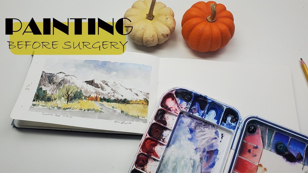 Real time landscape painting - YouTube