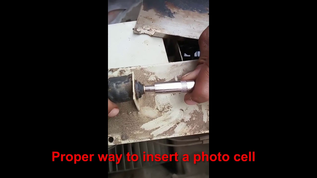 The Correct Way To Install The Photocell - YouTube